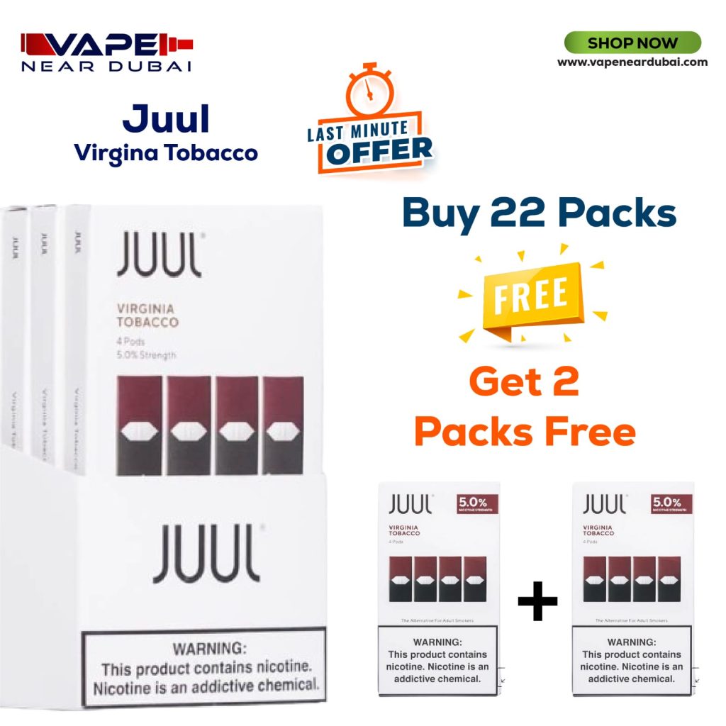 JUUL Virginia Tobacco Pods Offer in Dubai – Vape Near Dubai